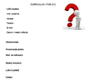 CV OBRAZAC | Zaposlimo Srbiju